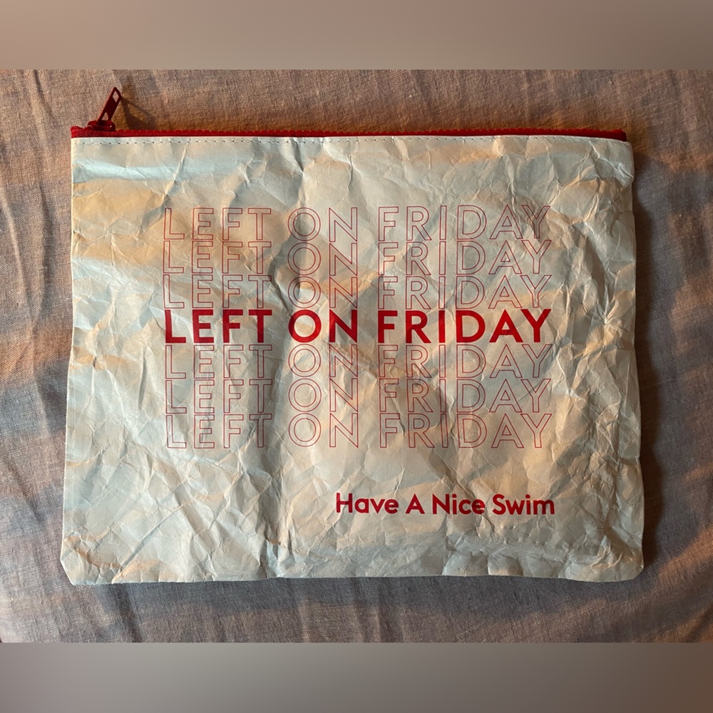 Left On Friday Zipper Pouch. - Gem